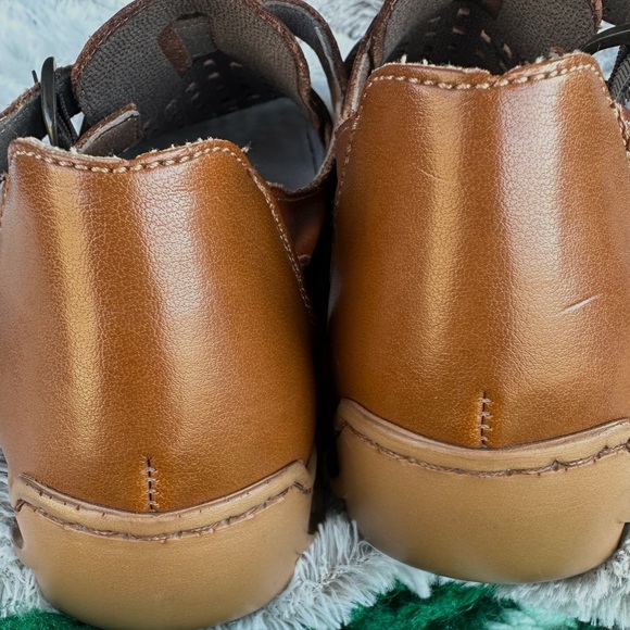 Rieker | Shoes | Rieker Antistress Shoes Brand New Brown Leather Buckle ...